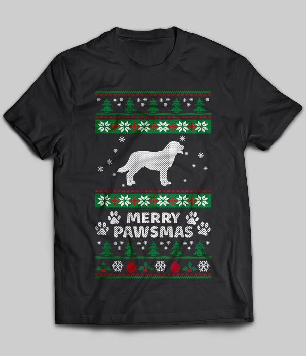 Merry Pawsmas German Jack Labrador Christmas - Tiniven