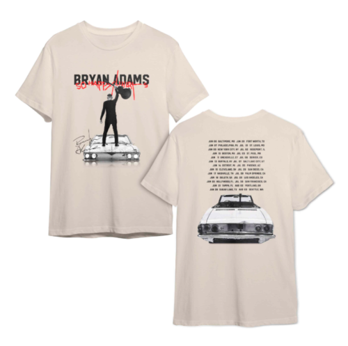 Bryan Adams Tour 2023 Vintage Bryan Adams Shirt - Wenigos